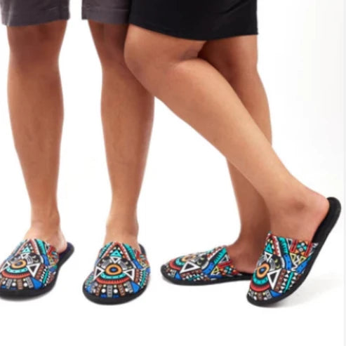 Handmade African Leather & Beaded Sandals, Slides & Mules for Women ...