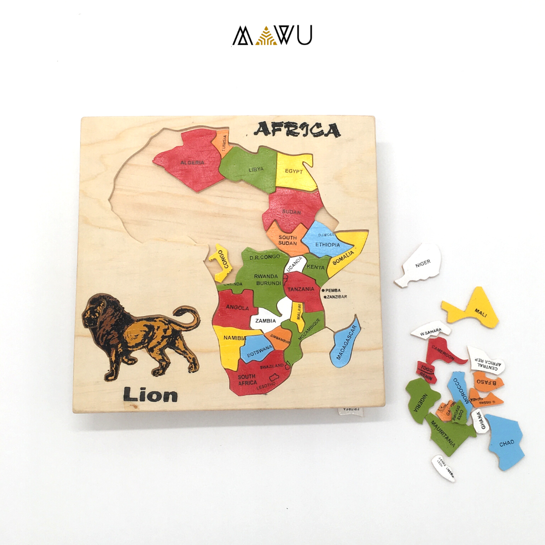 Map of Africa Puzzle – Mawu Africa