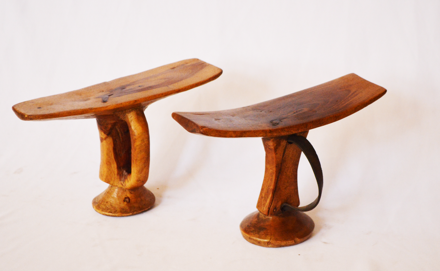 Turkana Headrest - African Traditional wooden headrest