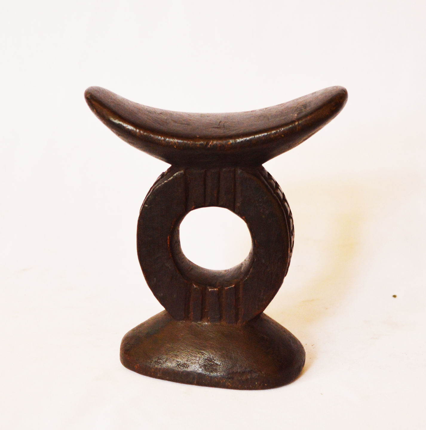 Oromo Headrest - African Traditional wooden headrest – Mawu Africa