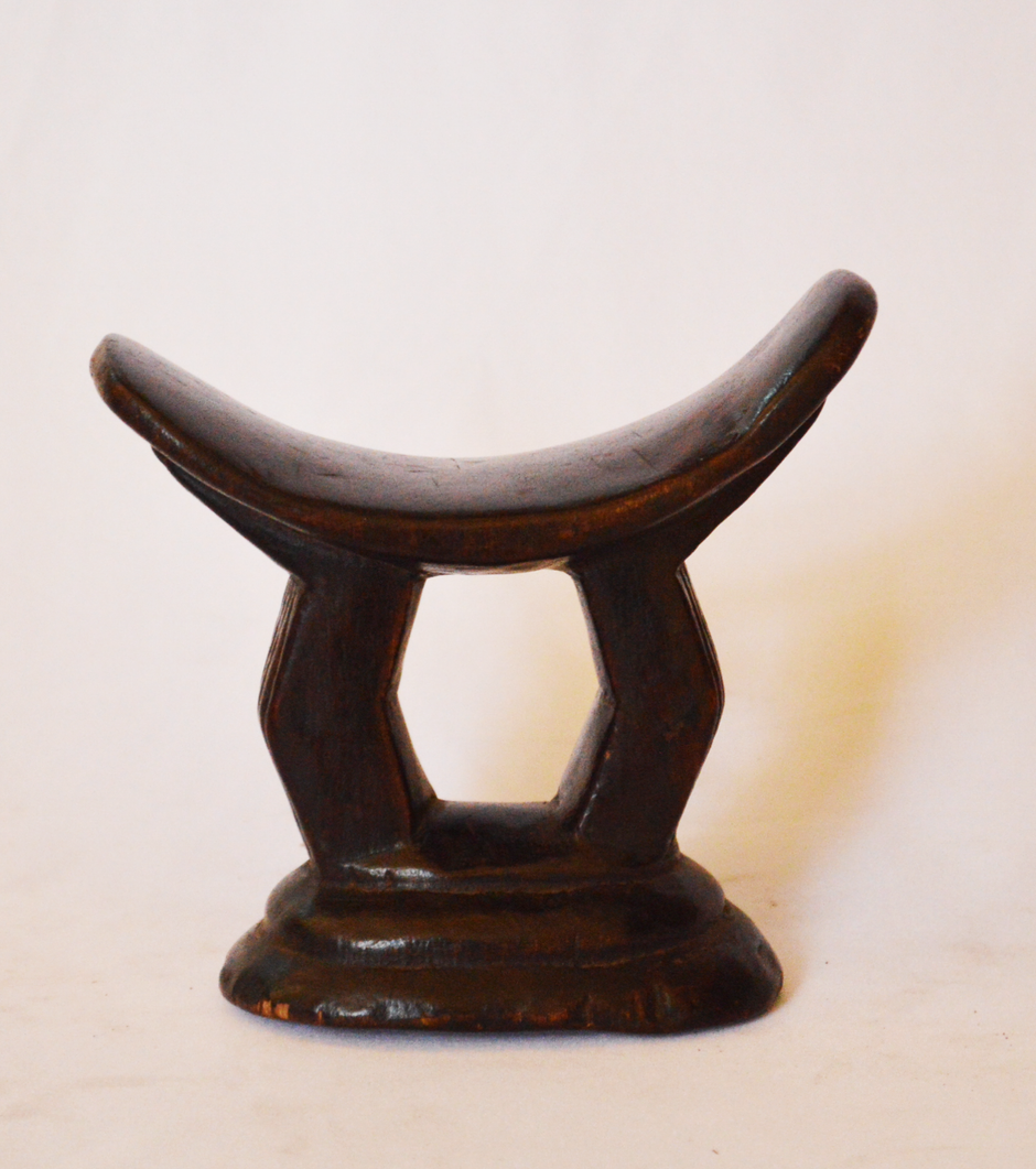 Oromo Headrest - African Traditional wooden headrest – Mawu Africa
