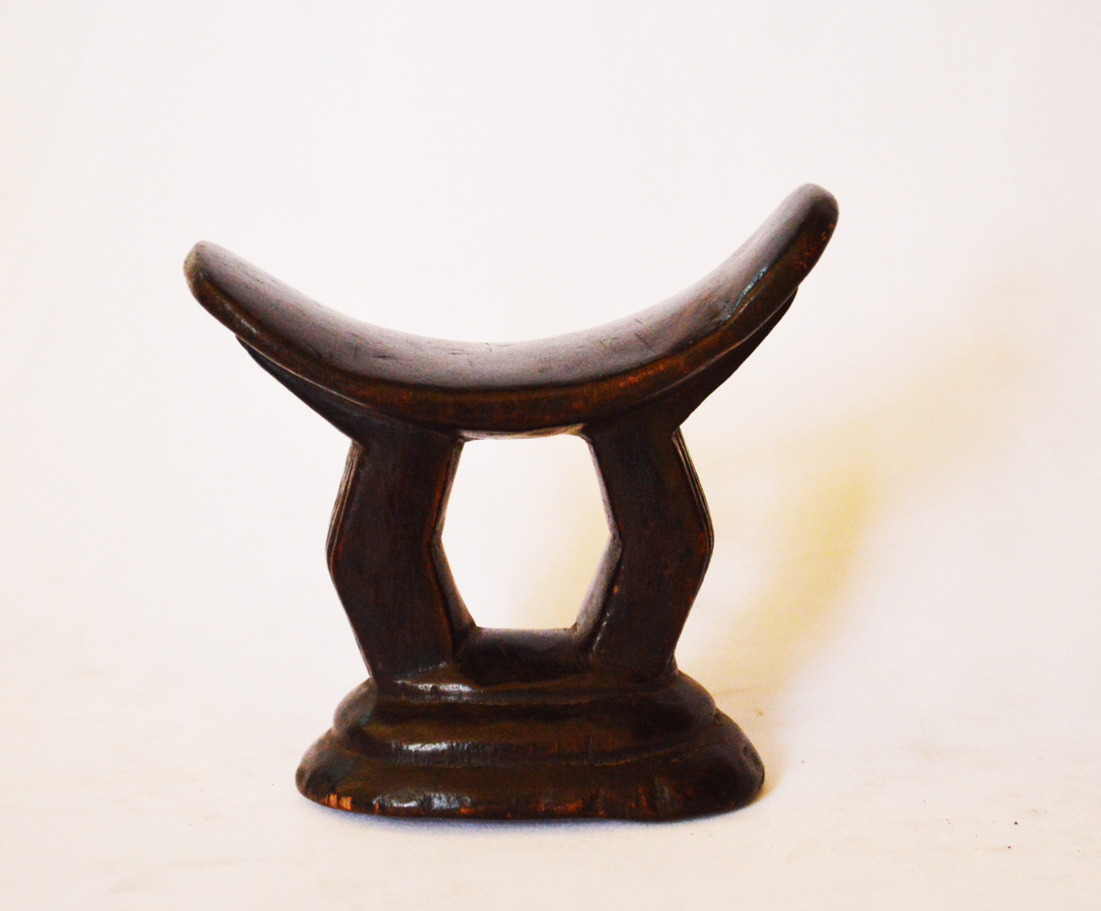 Oromo Headrest - African Traditional wooden headrest – Mawu Africa