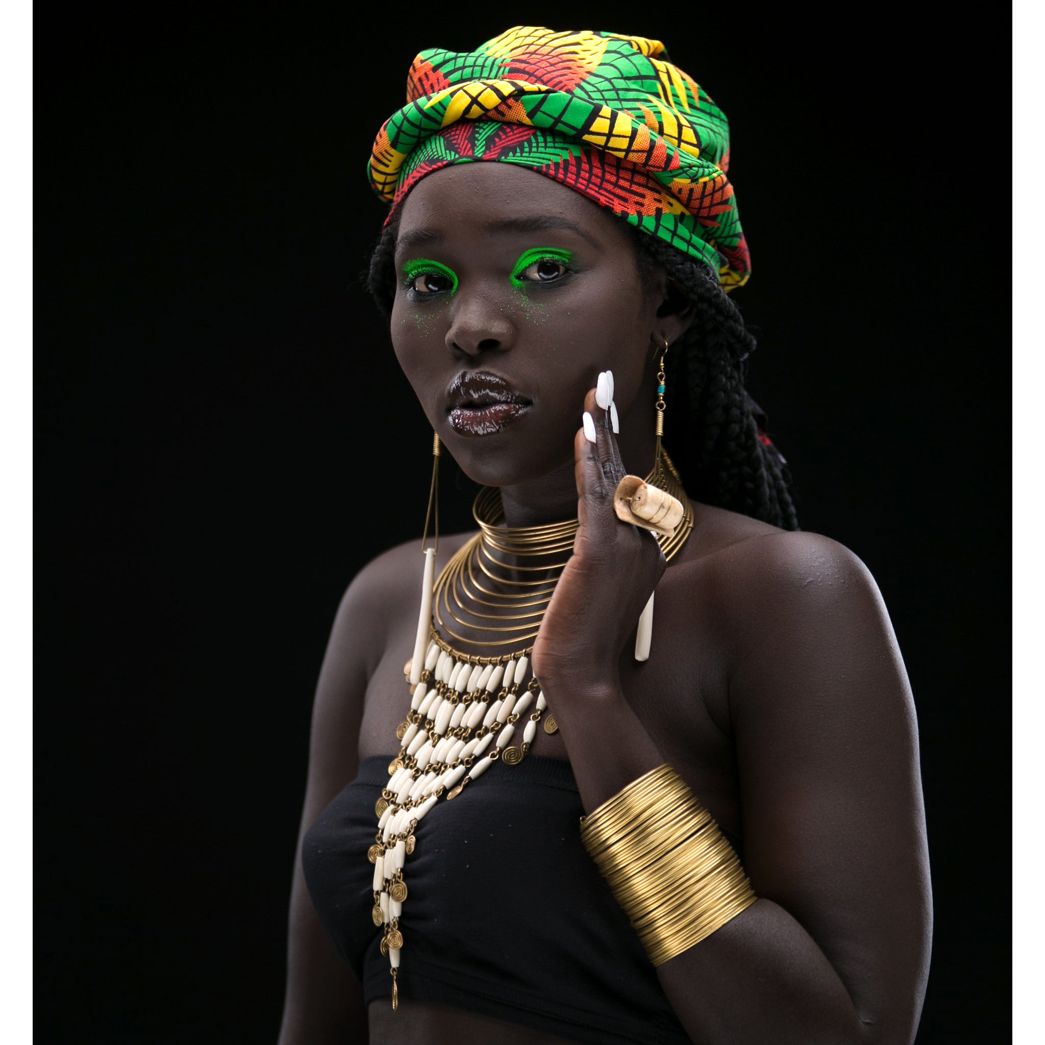 Chic Brass African Bangle – Mawu Africa