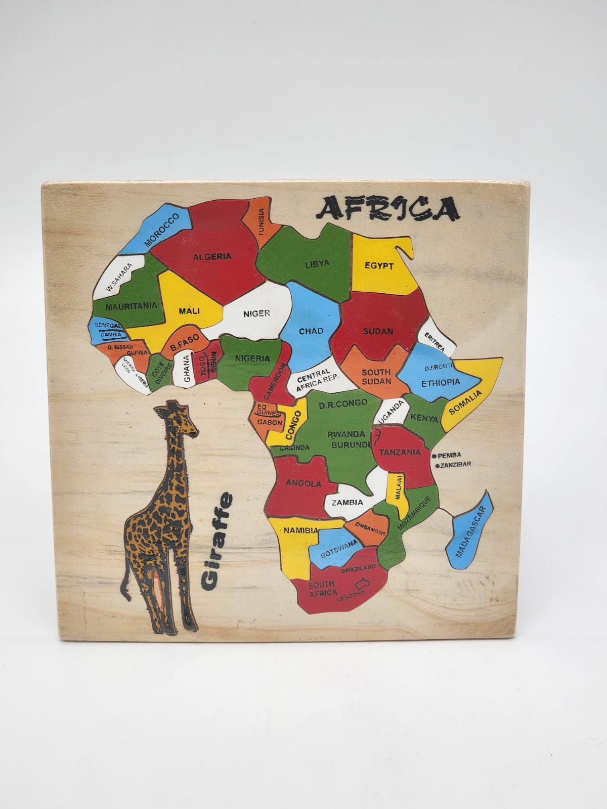 Map of Africa Puzzle – Mawu Africa